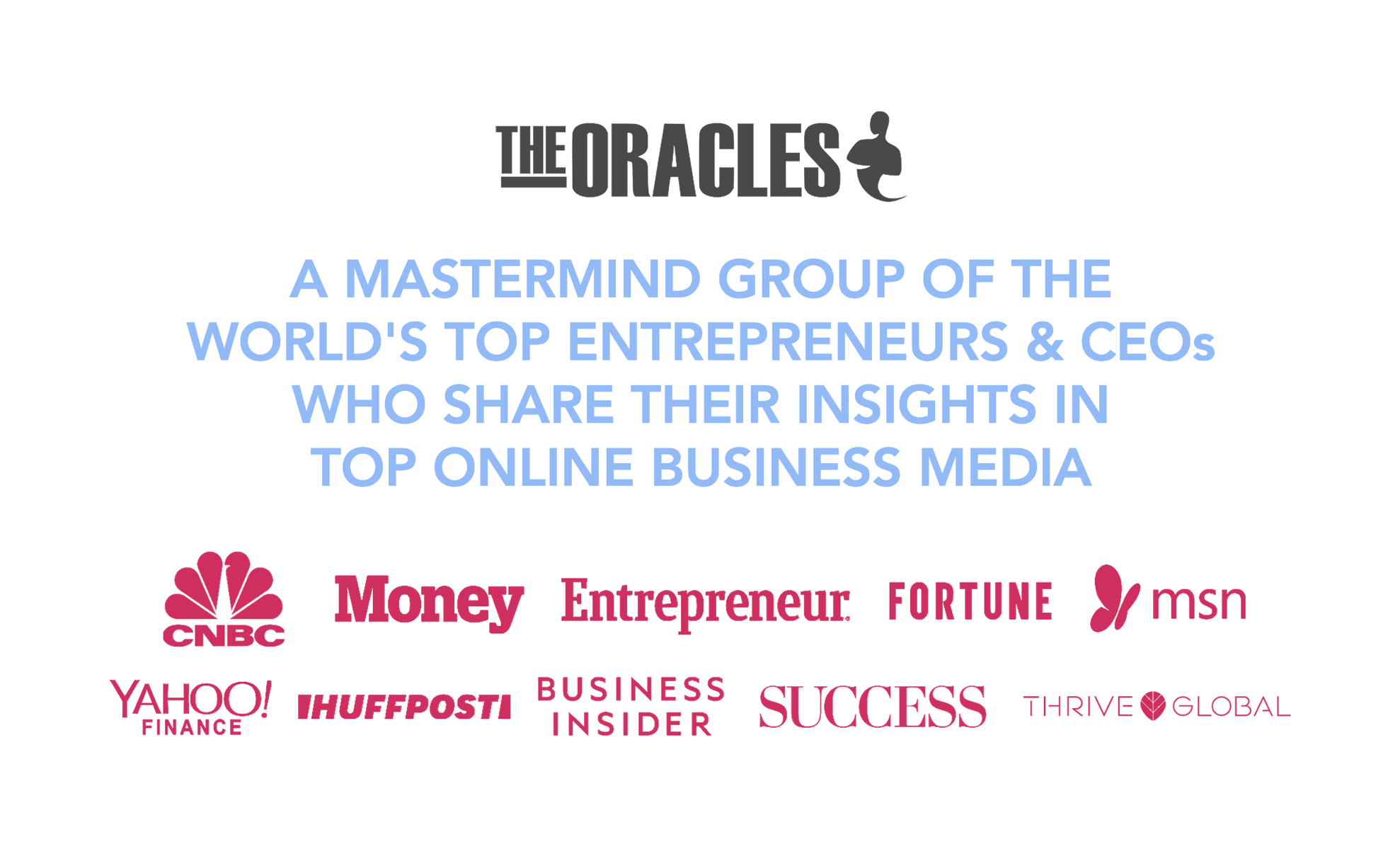 The Oracles | A Mastermind of The World's Leading Entrepreneurs