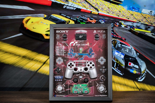 Disassembled Sony Controller PS4 GRAN TURISMO SPORT Frame Art ...