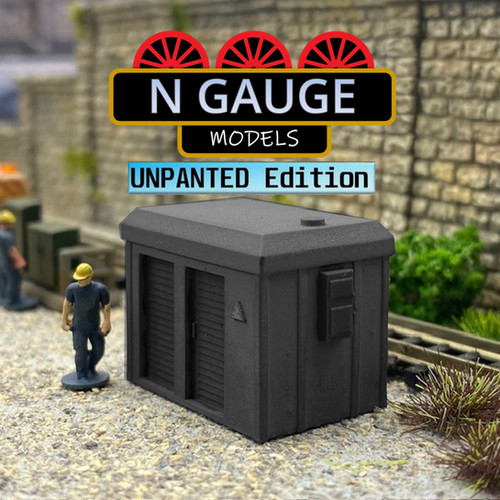 UNPAINTED Relay / Mini Substation (N Scale Gauge Model) | ngaugemodels