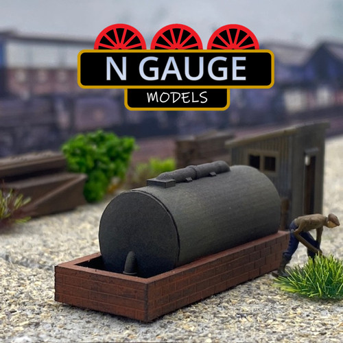 Fuel Oil Diesel Storage Tank (N Scale Gauge Model) | ngaugemodels