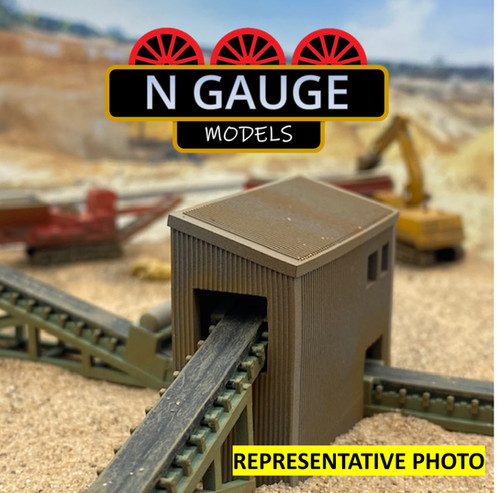 Quarry / Coal Mine Screening Building (N Scale Gauge Model) | ngaugemodels