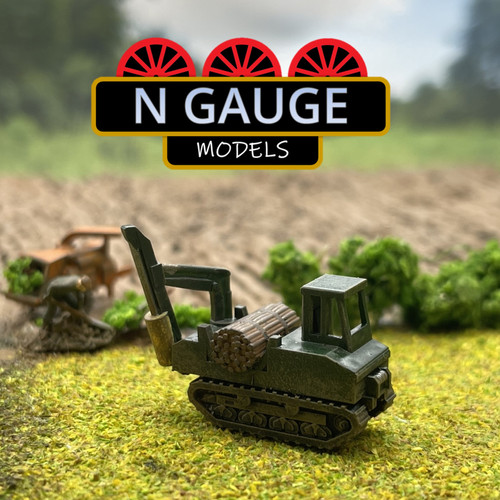 1970's Tracked Fence Post Pile Driver (N Scale Gauge) | ngaugemodels