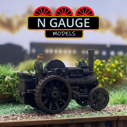 Steam Traction Engine & Figure (N Scale Gauge) | ngaugemodels