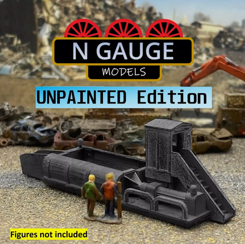 UNPAINTED Scrapyard Junk Car Crusher Compactor (N Scale Gauge Model ...