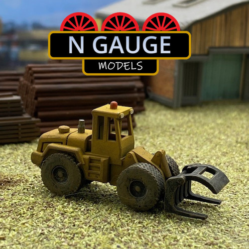 Log Grapple Wheel Loader Grabber (Grapple Down) (N Scale Gauge Model ...