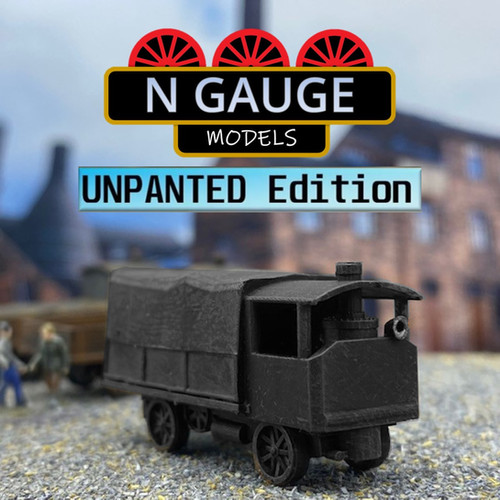 UNPAINTED N Scale Gauge Steam Truck - Haulage Traction Engine Lorry ...
