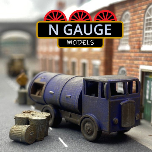 Classic Bin Lorry / Refuse Trash Truck (N Scale Gauge) | ngaugemodels