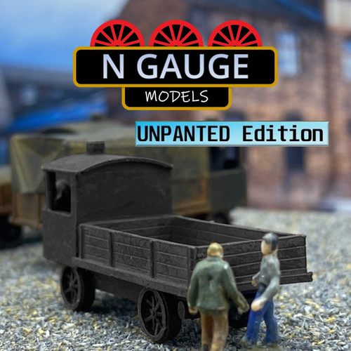 UNPAINTED N Scale Gauge Steam Truck Haulage Traction Engine Lorry ...
