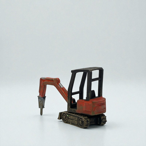 2t Mini Digger Excavator 'Breaker' (N Scale Gauge) | ngaugemodels