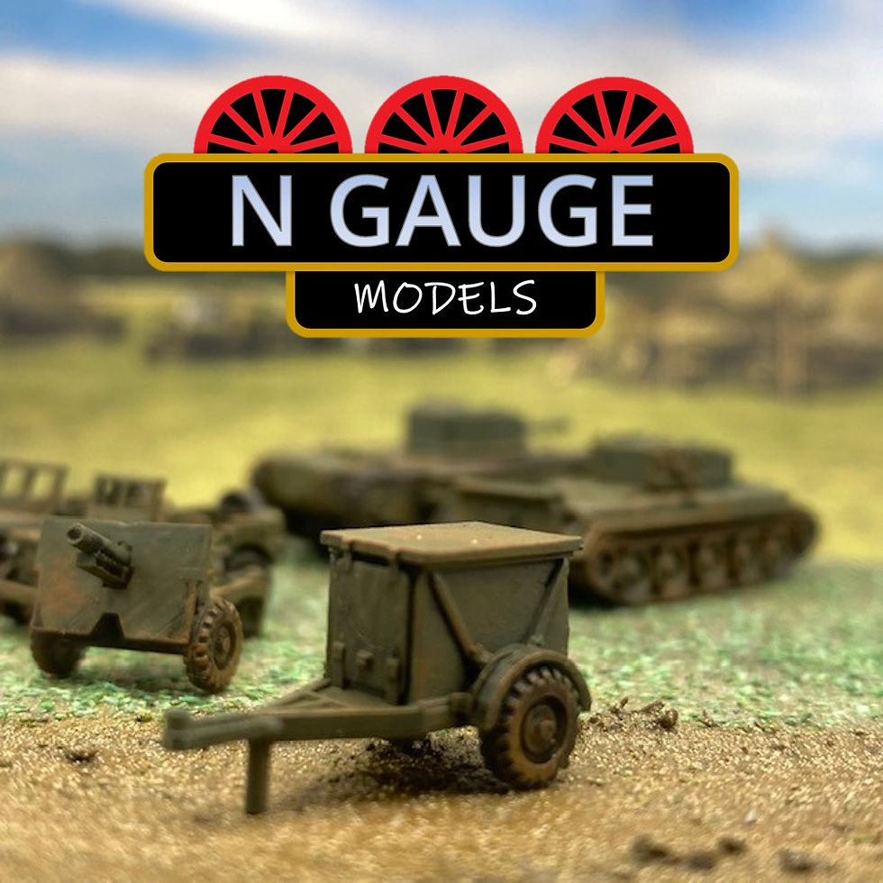 N Scale Gauge WW2 Allied Trailer 1:148- Military Supply | ngaugemodels