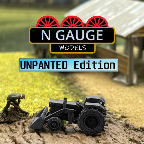 UNPAINTED Vintage Front End Loader Tractor (N Scale Gauge) | ngaugemodels