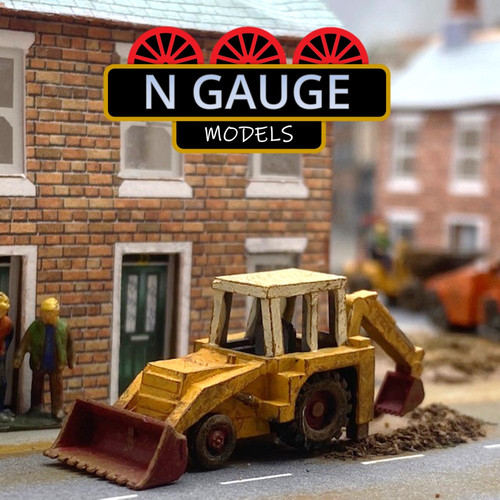 Classic Excavator Backhoe Digger (N Gauge / Scale) 1:148 scale ...