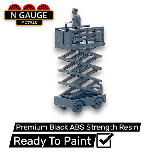 Mobile Scissor Lift Platform (N Scale Gauge) | ngaugemodels