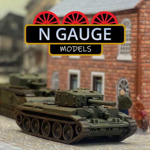 N Scale Gauge WW2 British Tank 1:148- Cromwell Tank | ngaugemodels