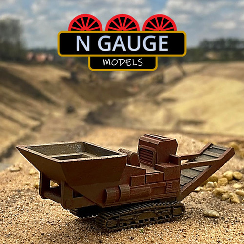 Mobile Stone / Coal Quarry Crusher (N Scale Gauge) | ngaugemodels