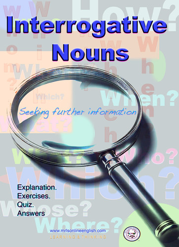 Interrogative Nouns | Mr L’s English