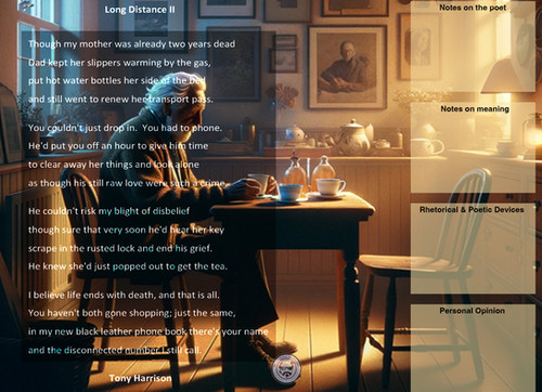 Long Distance II GCSE Revision Poster | Mr L’s English