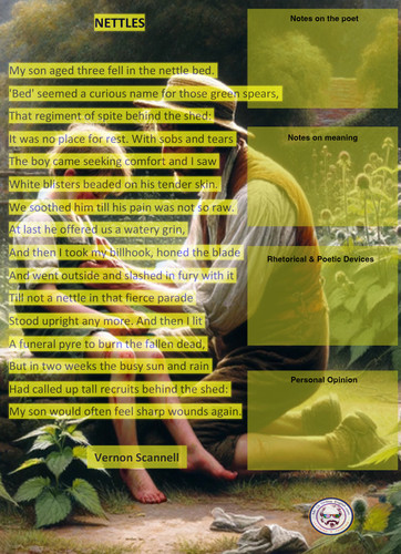 Nettles GCSE Revision Poster | Mr L’s English