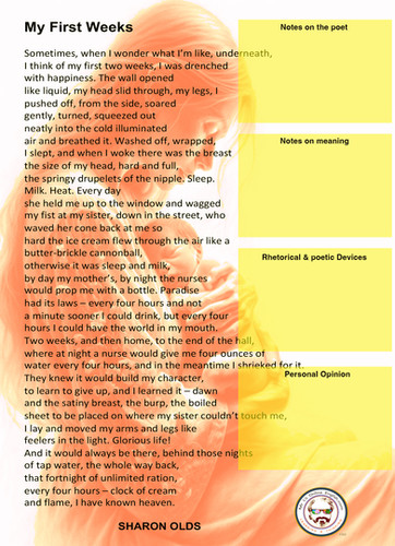 My First Weeks GCSE Revision Poster | Mr L’s English