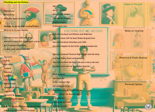 Checking Out Me History GCSE Revision Poster | Mr L’s English