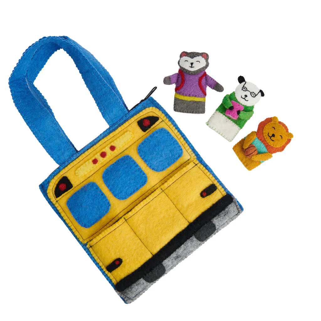 School Bus Puppet Playset | Ethical Hope