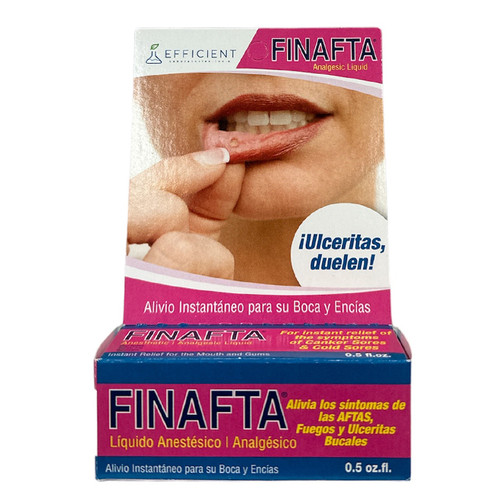 Finafta - Oral Antiseptic Canker Sore Relief. 0.5oz | Apotek Pharmacy