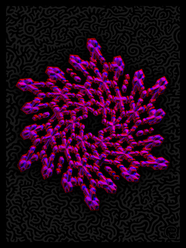 "The Legendary Spinny Thing" Light Reactive Poster | Wooorm