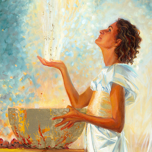 Angel with the golden censer | Annelies Clarke