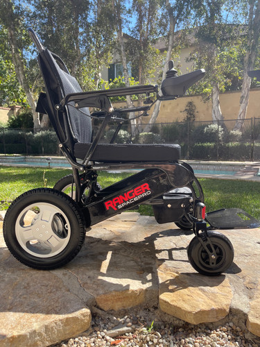 RANGER SPACEPRO XL Carbon Lightweight Folding Power Chair | Porto Mobility