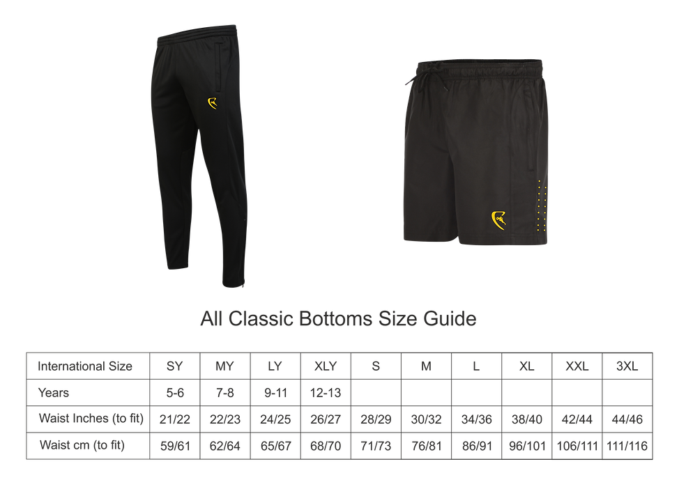 Size Guide | Classic Sportswear