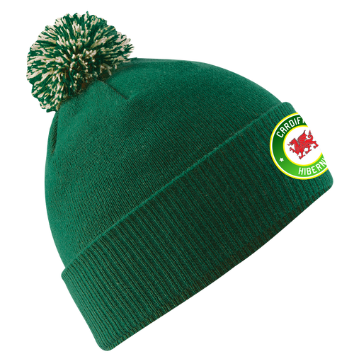 Cardiff Hibs Pro Bobble Hat | Classic Sportswear