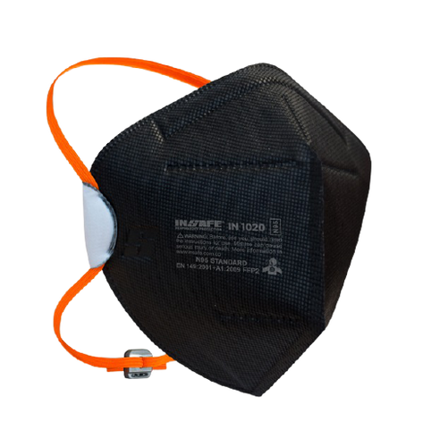 RESPIRADOR N95 INSAFE SIN VALVULA NEGRO | idcsafety