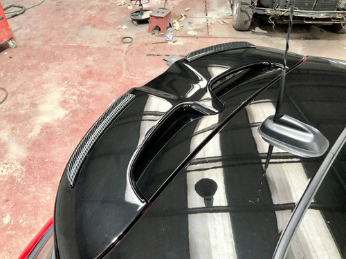 GEN 3 MINI Cooper F55 F56 JCW Pro Carbon Fibre Roof Spoiler Extentions