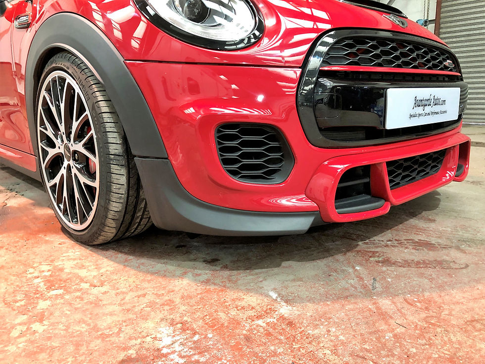 GEN 3 MINI Cooper F55 F56 F57 JCW Pro Front Bumper Corner Splitter Kit