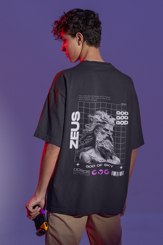 Zeus: God of Sky Oversized T-Shirt // Astrix Merch