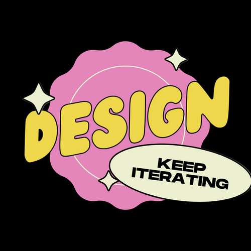 Design: Keep Iterating Sticker // Astrix Merch