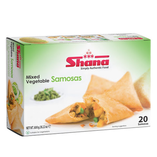 Shana Mixed Vegetable Samosa 20s | Frozen Village