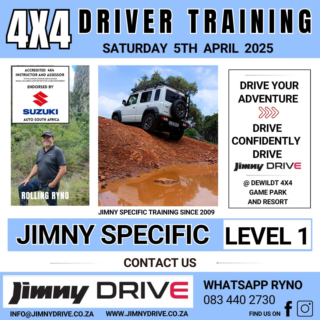 Jimny Drive | Jimny Training | De Wildt 4x4 Nature Park and Resort, DE ...