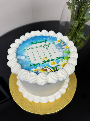 8 inch calendar cake | Sweet Cakes