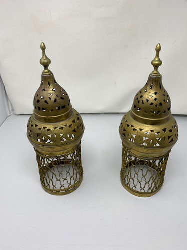 Middle East Lamps Pair | Azumaya Art Gallery