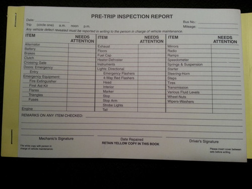 Pre-Trip Books Individual booklet order | wi-sba