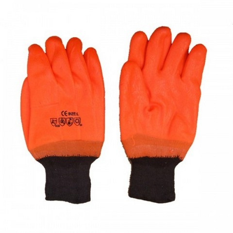 PVC Freezer Glove - Knit Wrist | amashuka