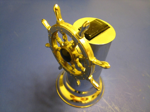 1950's SHIP WHEEL LIGHTER - Chrome - | antiquecollectibles