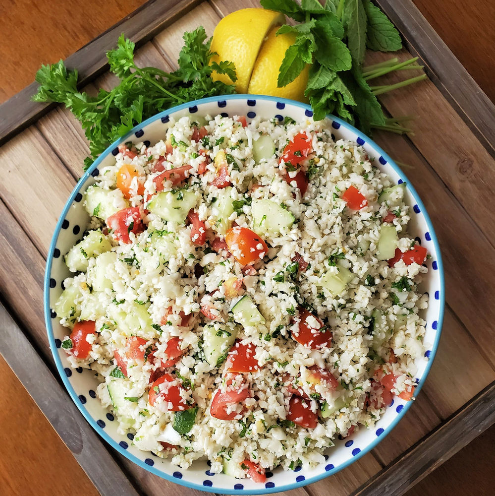 Cauliflower Tabouli (Tabbouleh) Salad