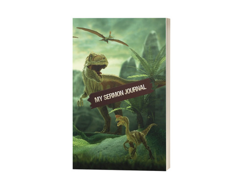 My Sermon Journal: Dinosaur Theme for Kids | Christian Journals