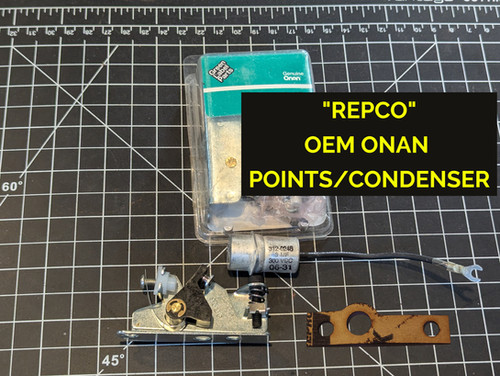 ORiGINAL Onan Points & Condenser REPCO Points 160 1183, 312 0246 ...