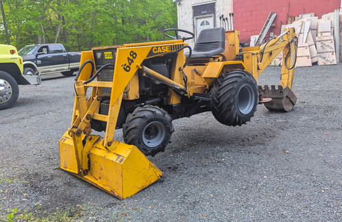 Nice Case Ingersoll 648 Mini Commercial Loader Backhoe Power Steering ...