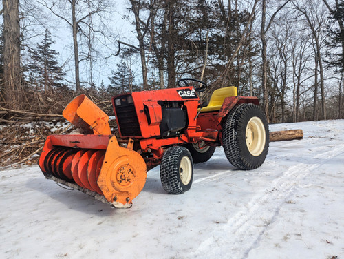 Case Ingersoll 446 with 48" Snow Blower serviced ready for work | Case ...