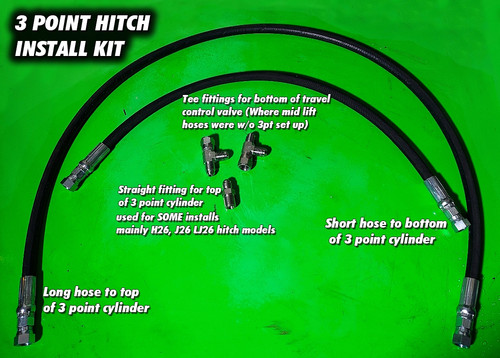 3 point hitch INSTALL KIT for Case Ingersoll three point hitches | Case ...
