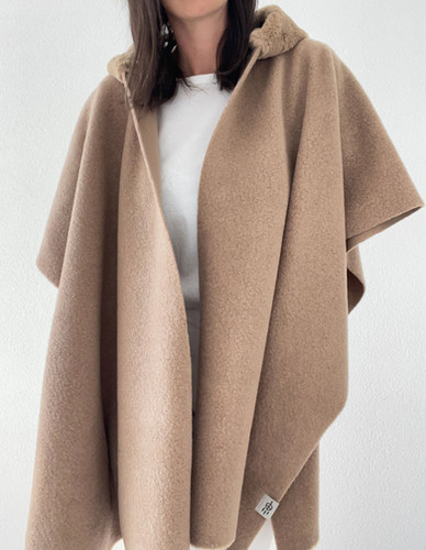 PONCHO ESKIMO / CAMEL | manidou